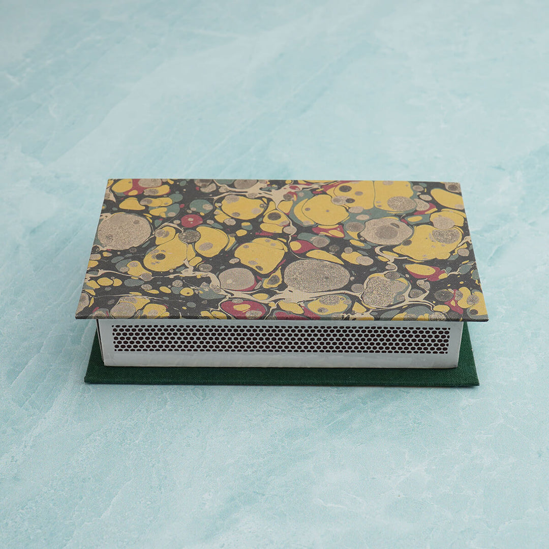 Decorative Matchbox - Yellow Stone | Camphill Village Store