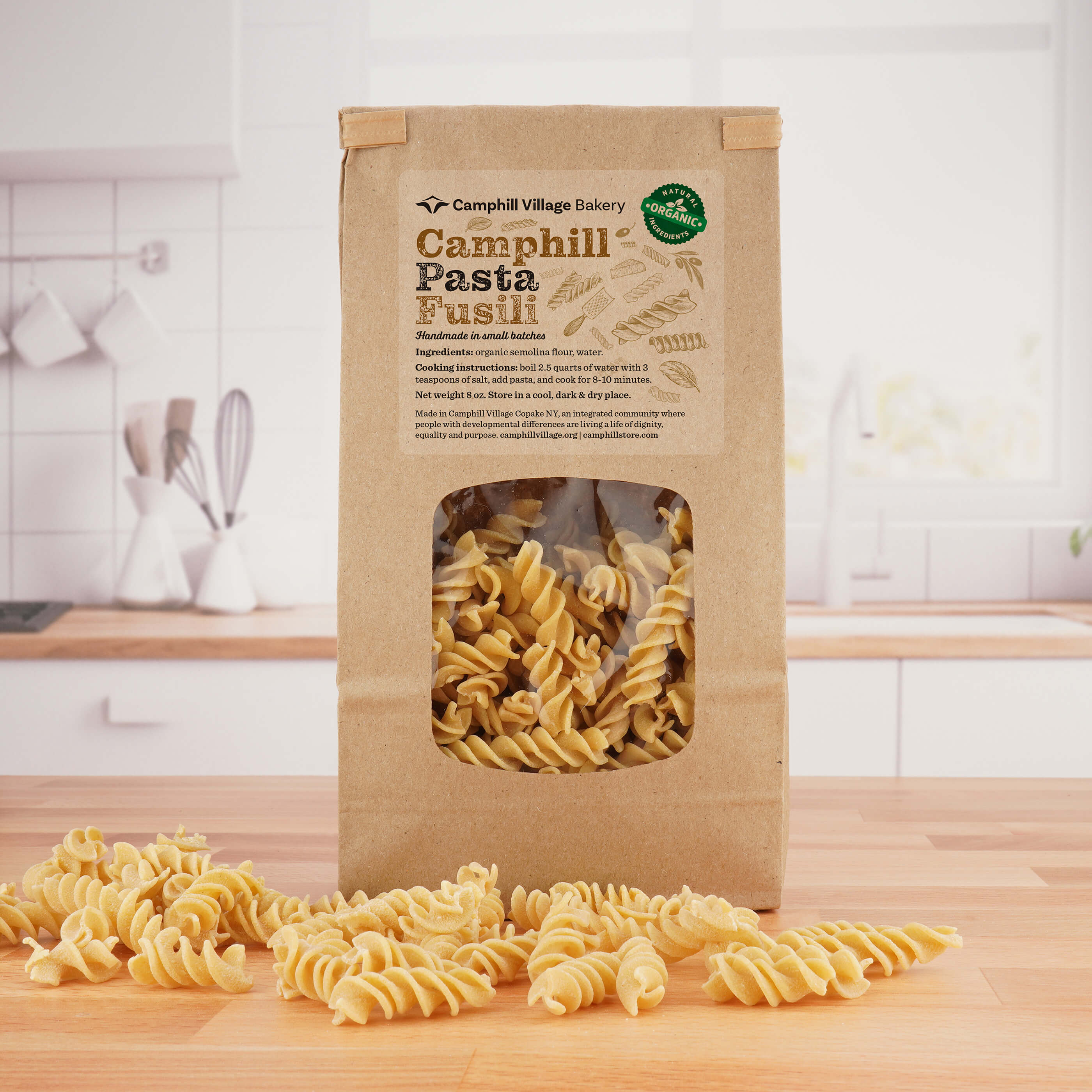Camphill Pasta Fussili | Camphill Village Store
