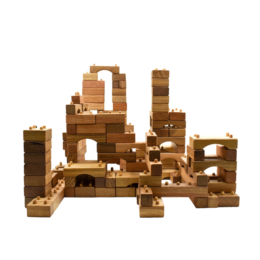 Hand Crafted Interlocking Wooden Blocks - Mega Box | Camphill Village Store