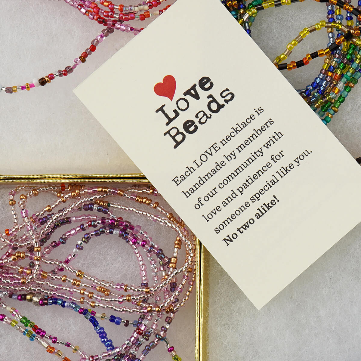 60's & 70's LOVE Beads - Set of 3 | Camphill Village Store
