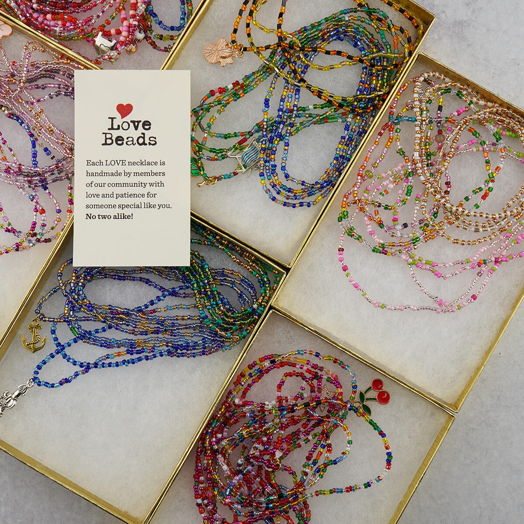 60's & 70's LOVE Beads - Set of 3 | Camphill Village Store