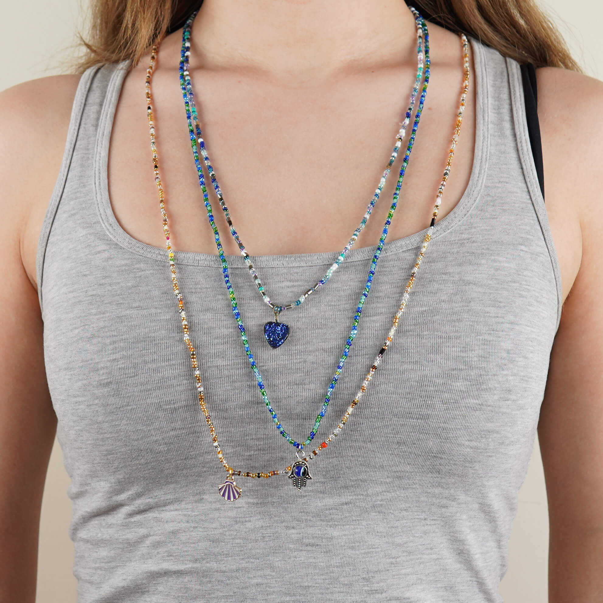 60's & 70's LOVE Beads - Set of 3 | Camphill Village Store